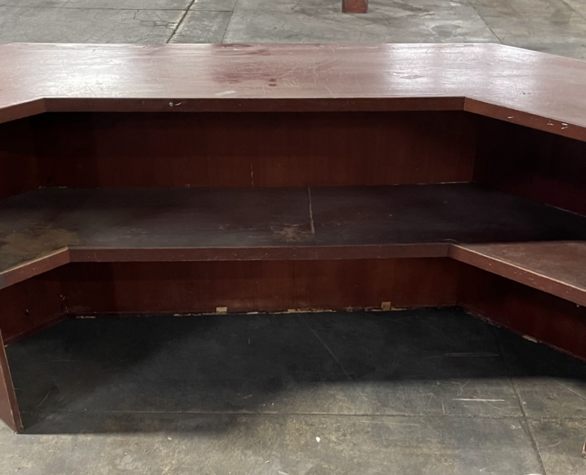Half Hexagon Desk
